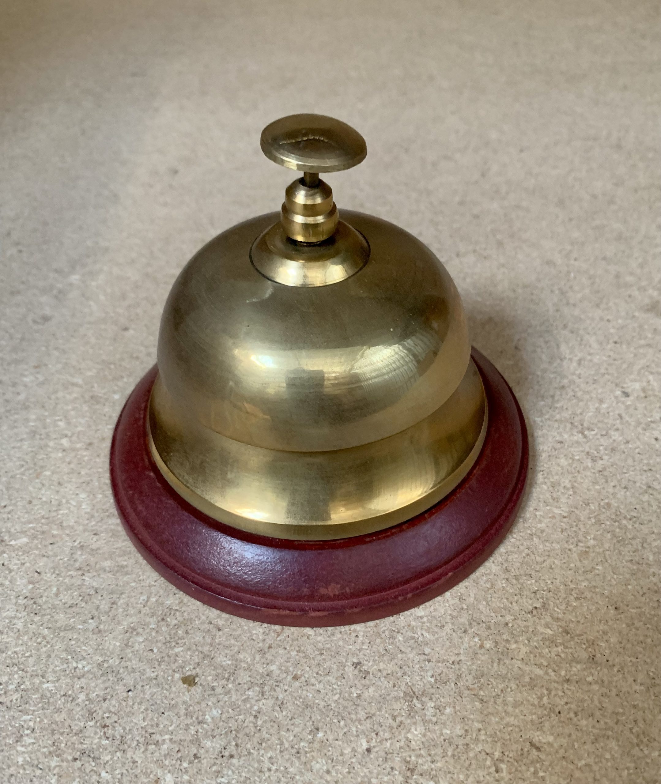 Brass Call Bell 4" - Welcome to Globedecor International