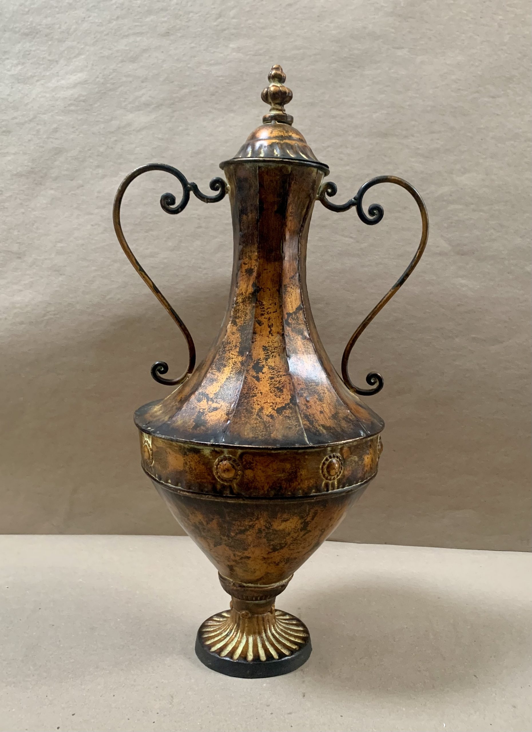Metal Vase with Handle 23" - Welcome to Globedecor International